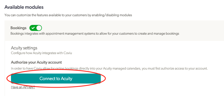 How to set up and use AcuityScheduling for Coviu appointment bookings